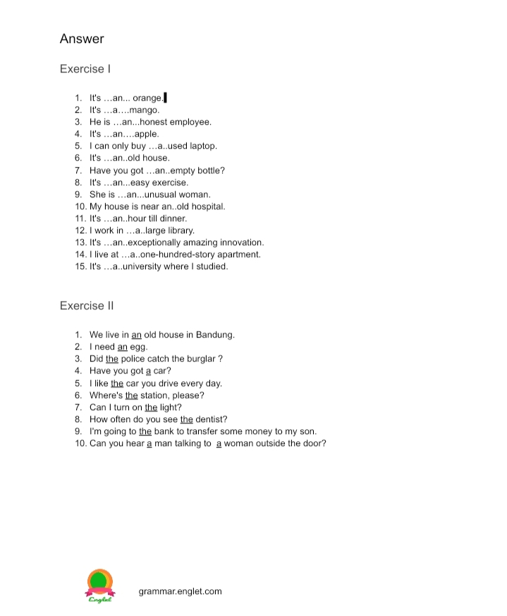 Definite and Indefinite Articles: A Quick Way to Understand the ...